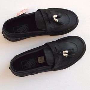 Vans | Shoes | Vans Style 53 Check Tassel Black Leather Sneaker Shoes ...